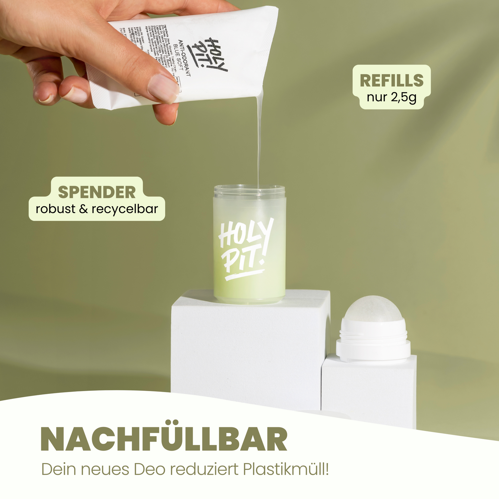 REFILL DEO | ANTI-ODORANT| ROLL-ON | STARTERPACK