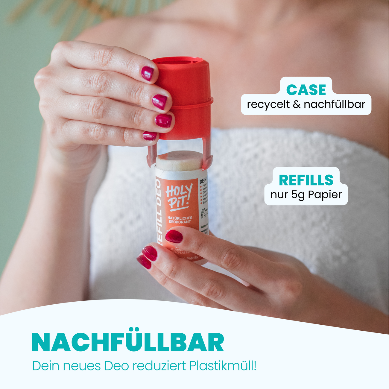 Das kluge REFILL DEO von HOLY PIT | Refillpack