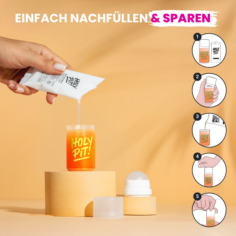 REFILL DEO | ANTI-ODORANT| ROLL-ON | STARTERPACK