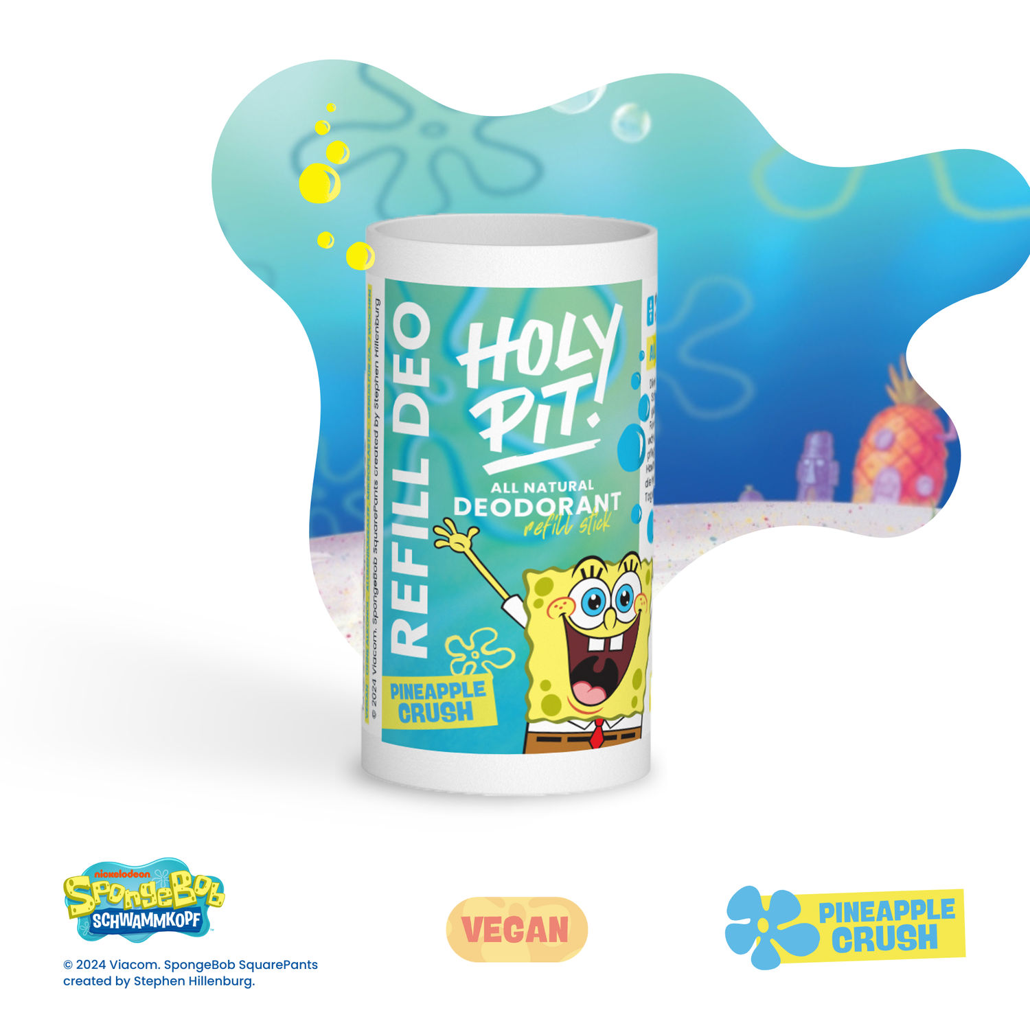 SPONGEBOB x HOLY PIT | DEO-STICK | REFILLS